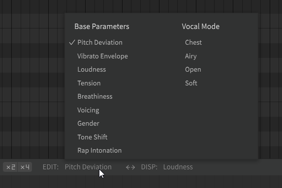 07 Parameter Panel | Synthesizer V Studio User Manual